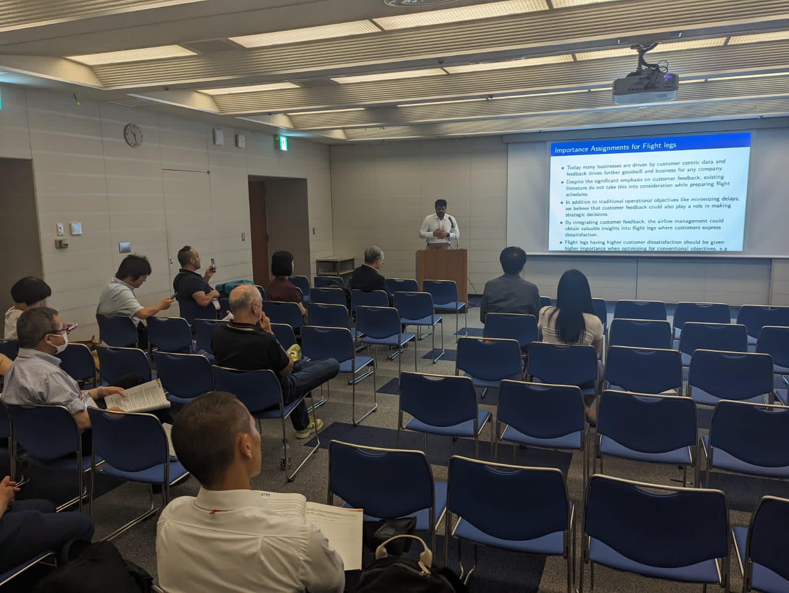Dhawal Thakkar presented his work at ATRS 2023, Japan | IEOR @ IIT Bombay